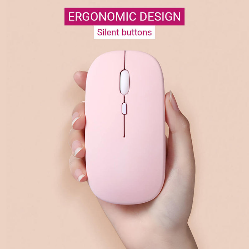 Bluetooth Minimalist Pastel Mouse 1600 DPI Silent Button - Dubsnatch