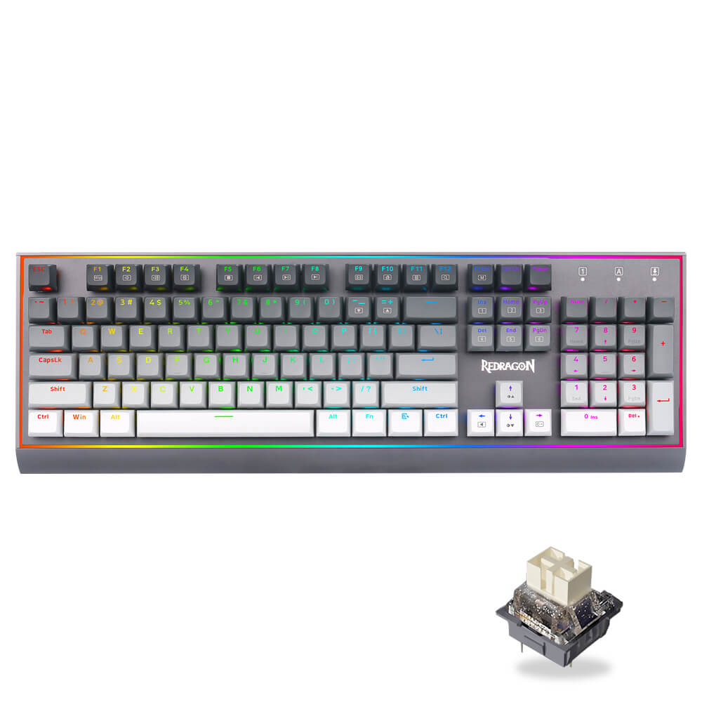 RGB Aluminum Mechanical Keyboard USB Hot-Swappable Switches - Dubsnatch