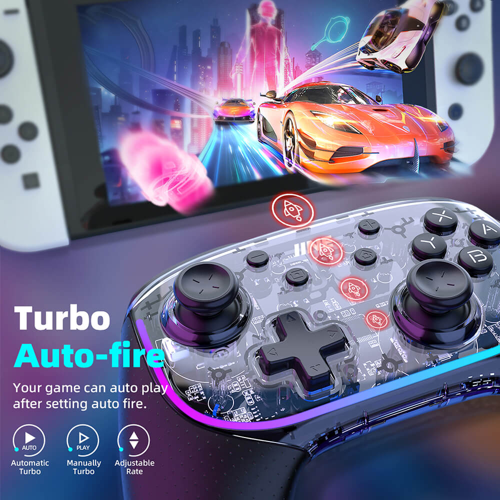 Wireless Elite Pro Mechanical Controller Vibration ALPS Joystick ...