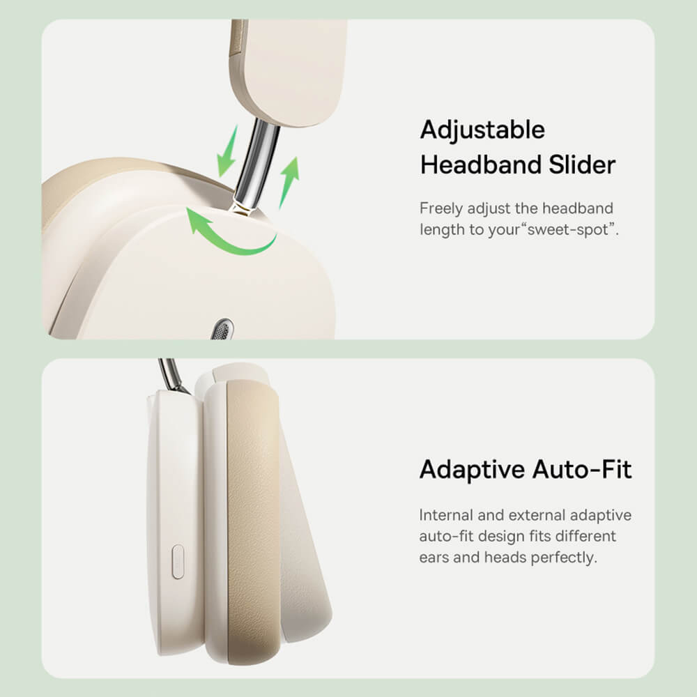 Bluetooth 5.2 Urban Modern Headphones Mic ANC Low Latency - Dubsnatch