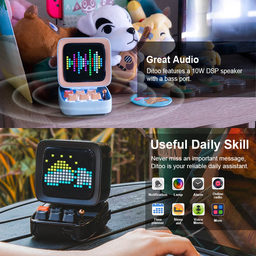 DIY Pixel Art Speaker Wireless LED Microphone - Dubsnatch