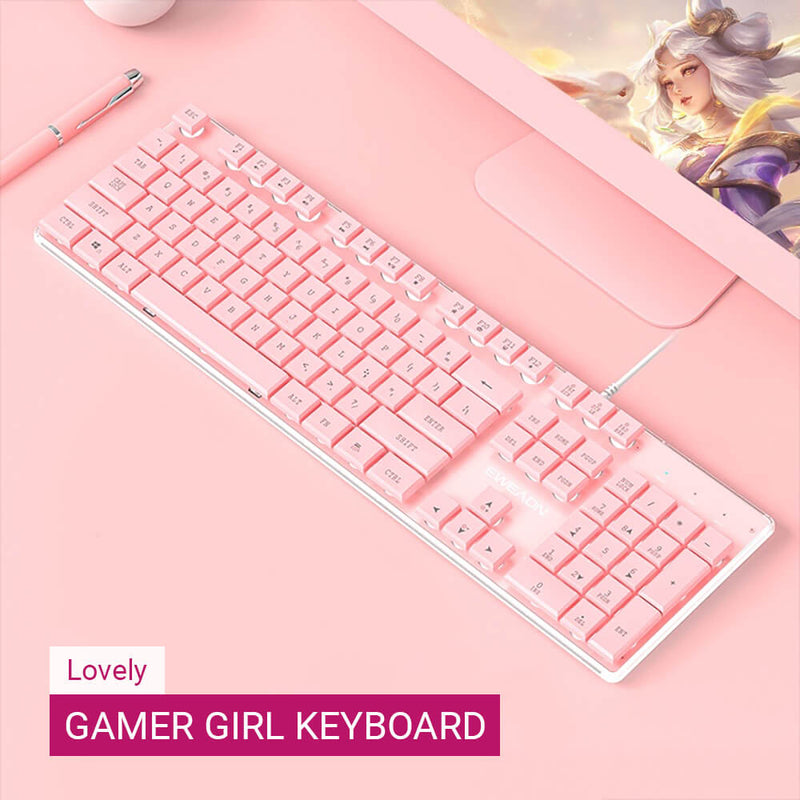 Girly Keyboard Backlight Numeric Keys USB - Dubsnatch