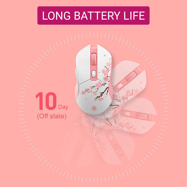 2.4Ghz Wireless Mouse Micro Switch RGB 10000 DPI - Dubsnatch