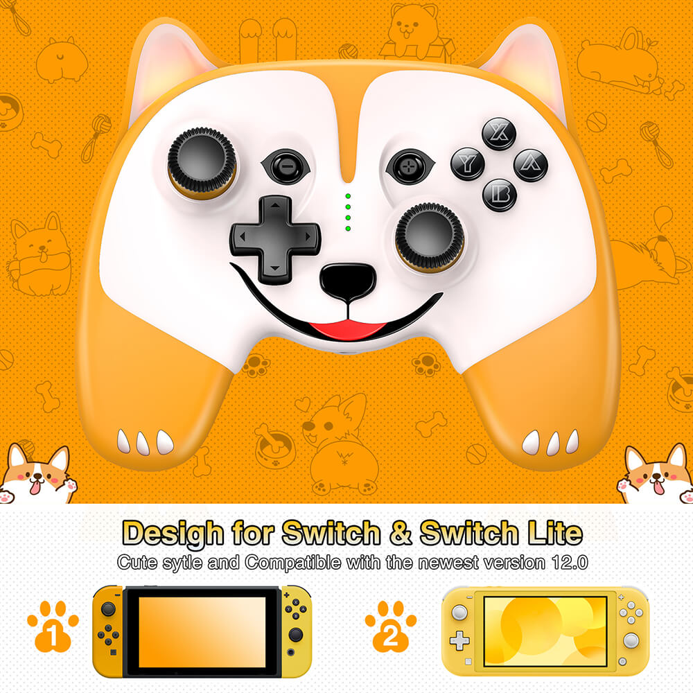 Wireless Puppy Ear Controller Vibration Macro Turbo Switch - Dubsnatch